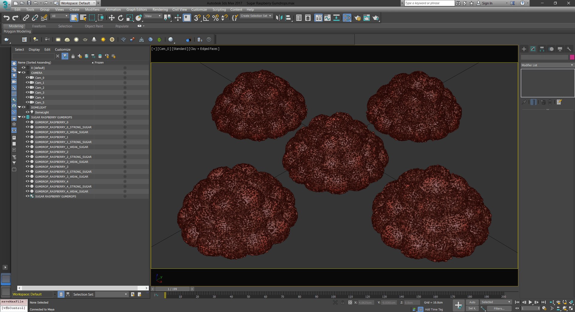 Sugar Raspberry Gumdrops 3D Model - TurboSquid 1819807