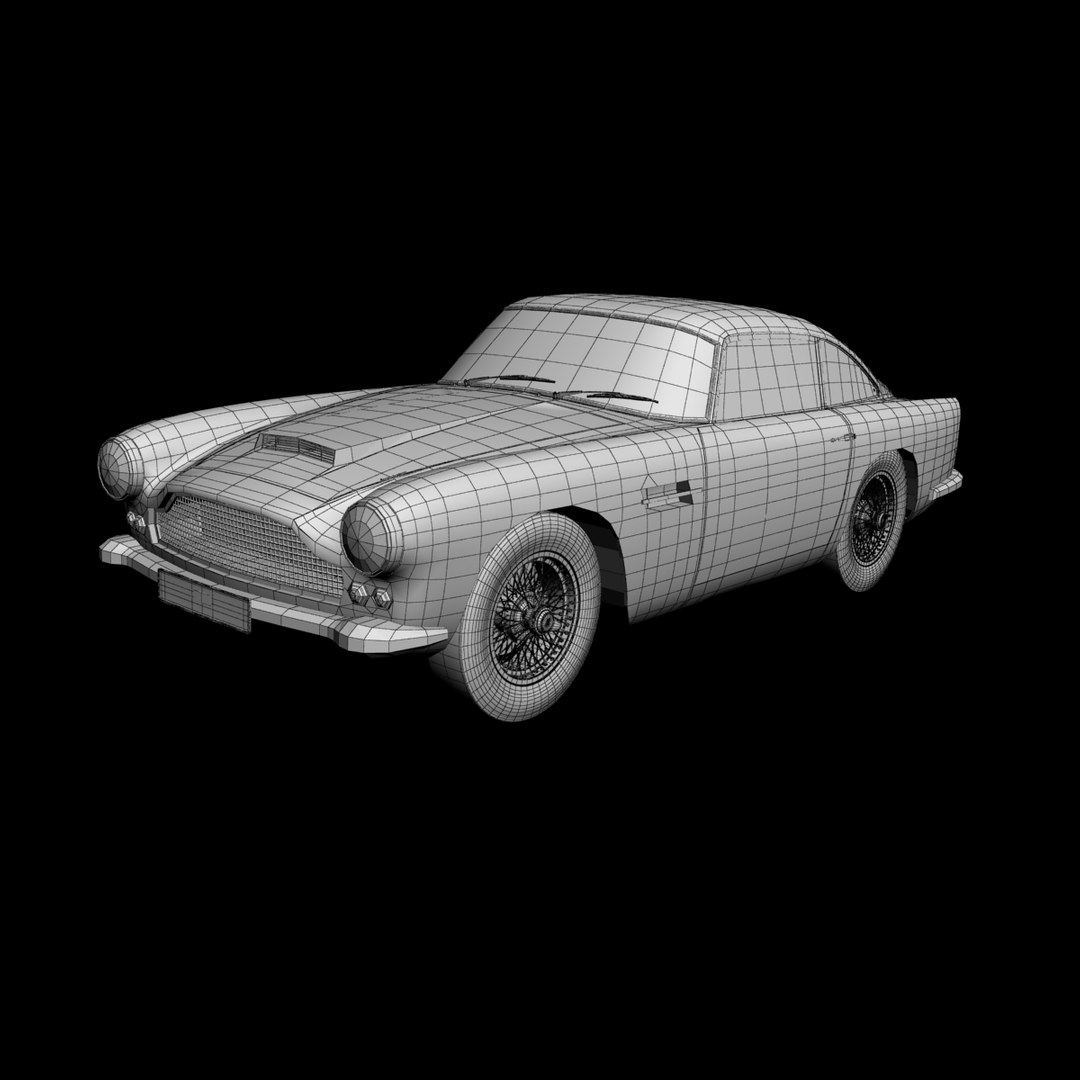 1958 Aston Martin Db4 3D Model - TurboSquid 1341318