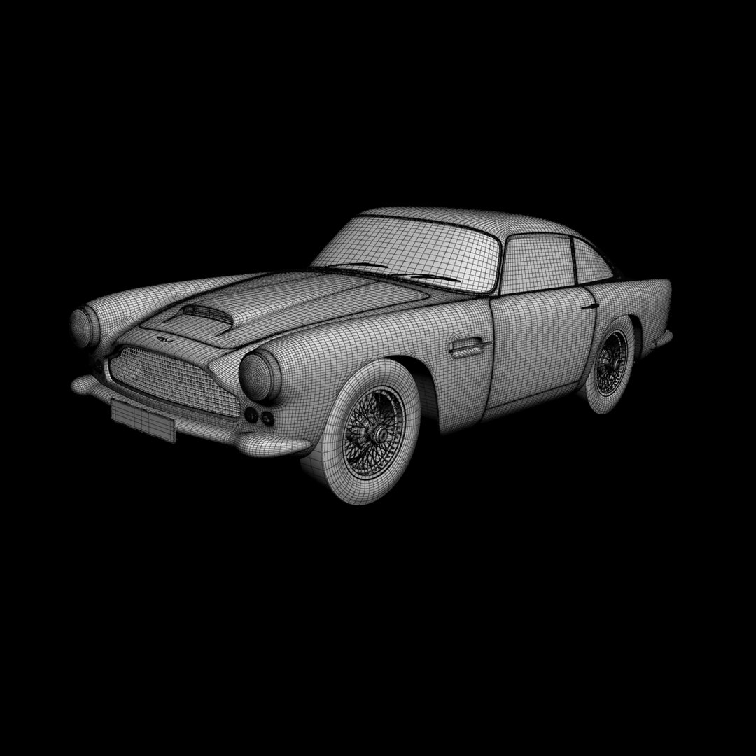 1958 Aston Martin Db4 3D Model - TurboSquid 1341318