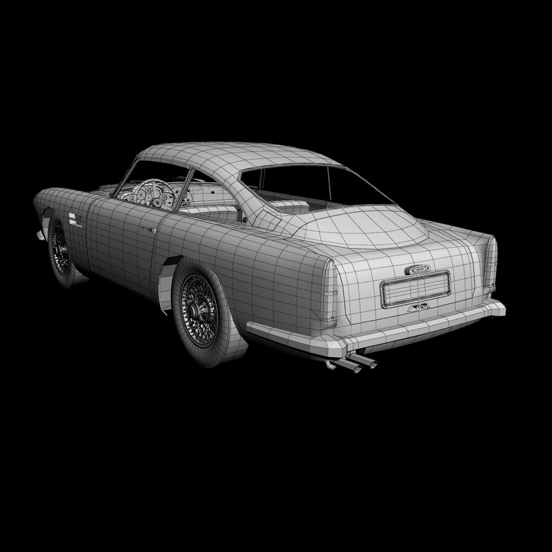 1958 Aston Martin Db4 3D Model - TurboSquid 1341318