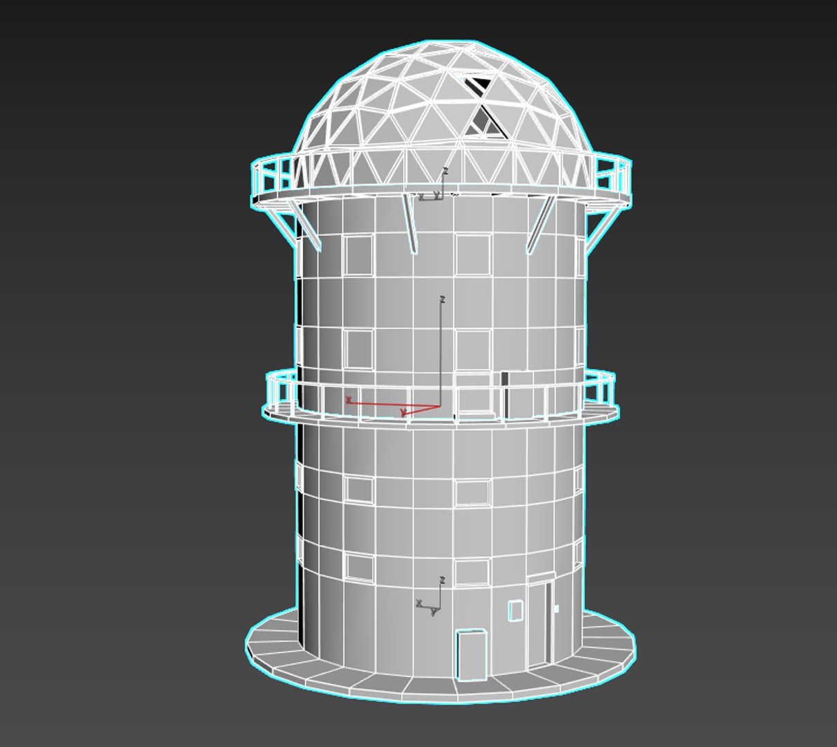 Abandoned Radar Building 3D Model - TurboSquid 1681936