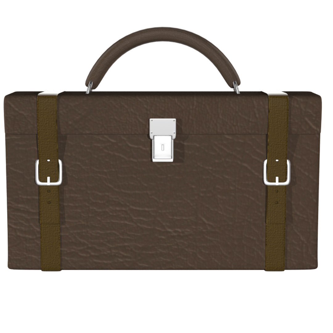 3d obj briefcase case