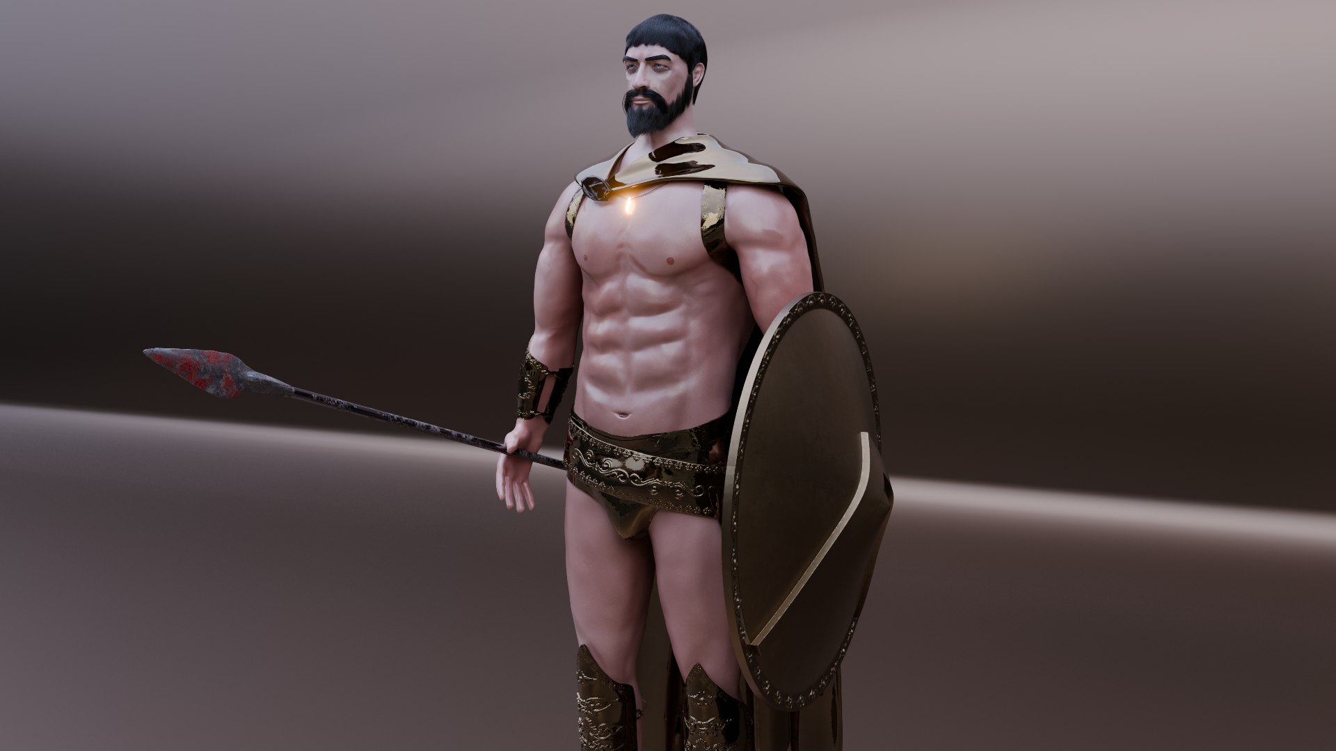 Leonidas 3d 3D Model - TurboSquid 2370338
