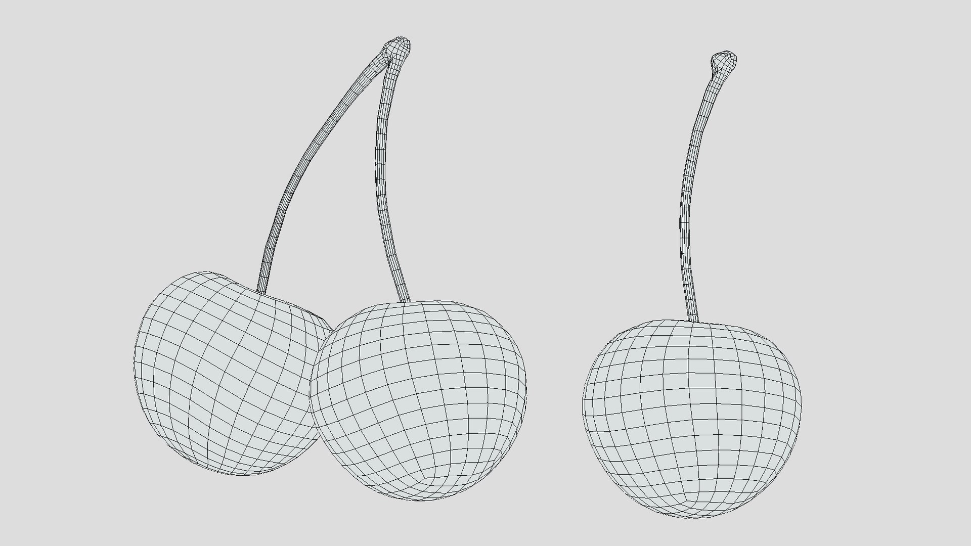Cherry 01 Low Poly 3D - TurboSquid 2272636