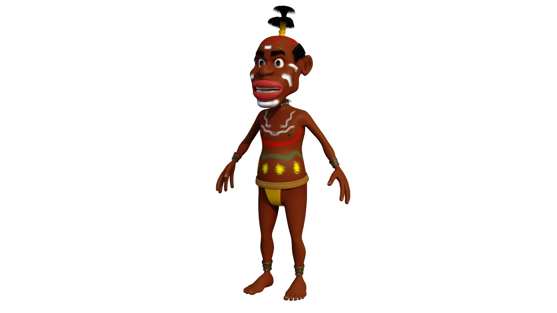 3D African Character Model - TurboSquid 1367387