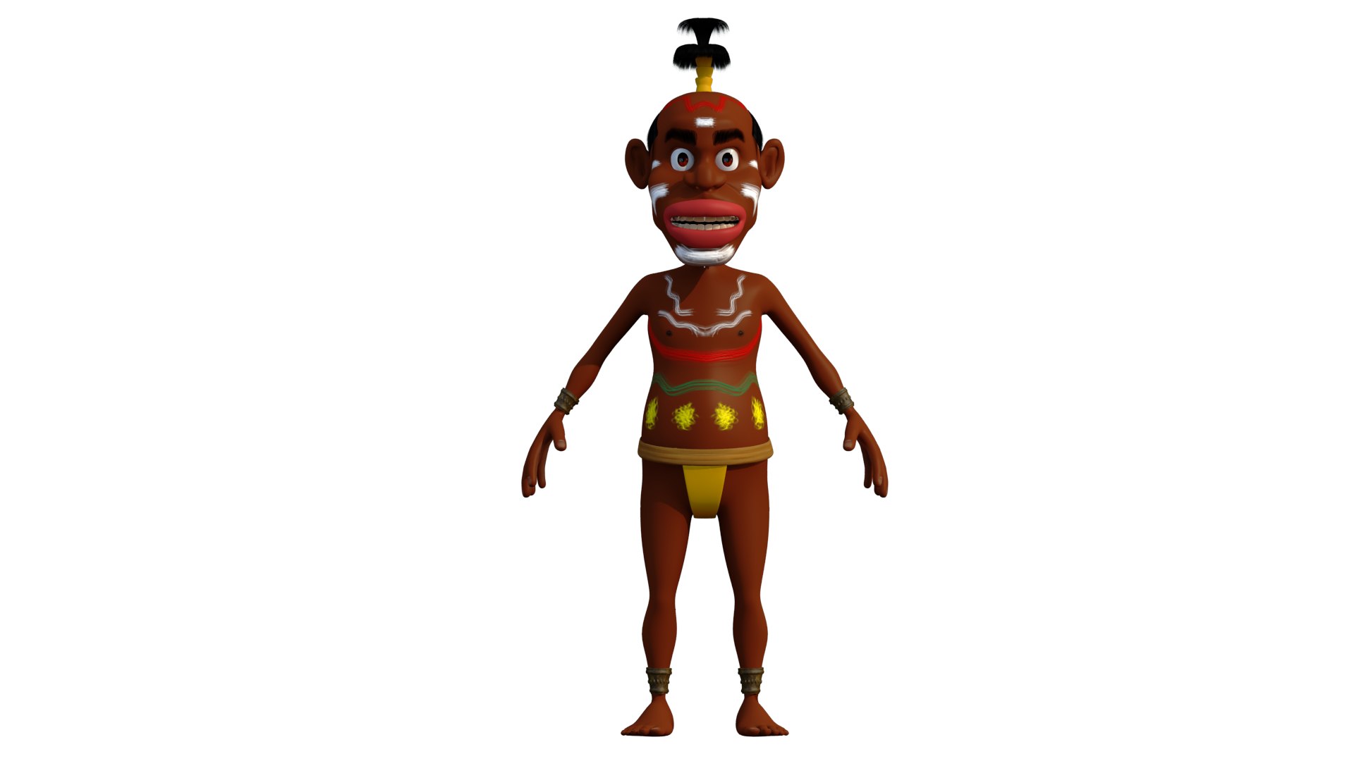 3D African Character Model - TurboSquid 1367387