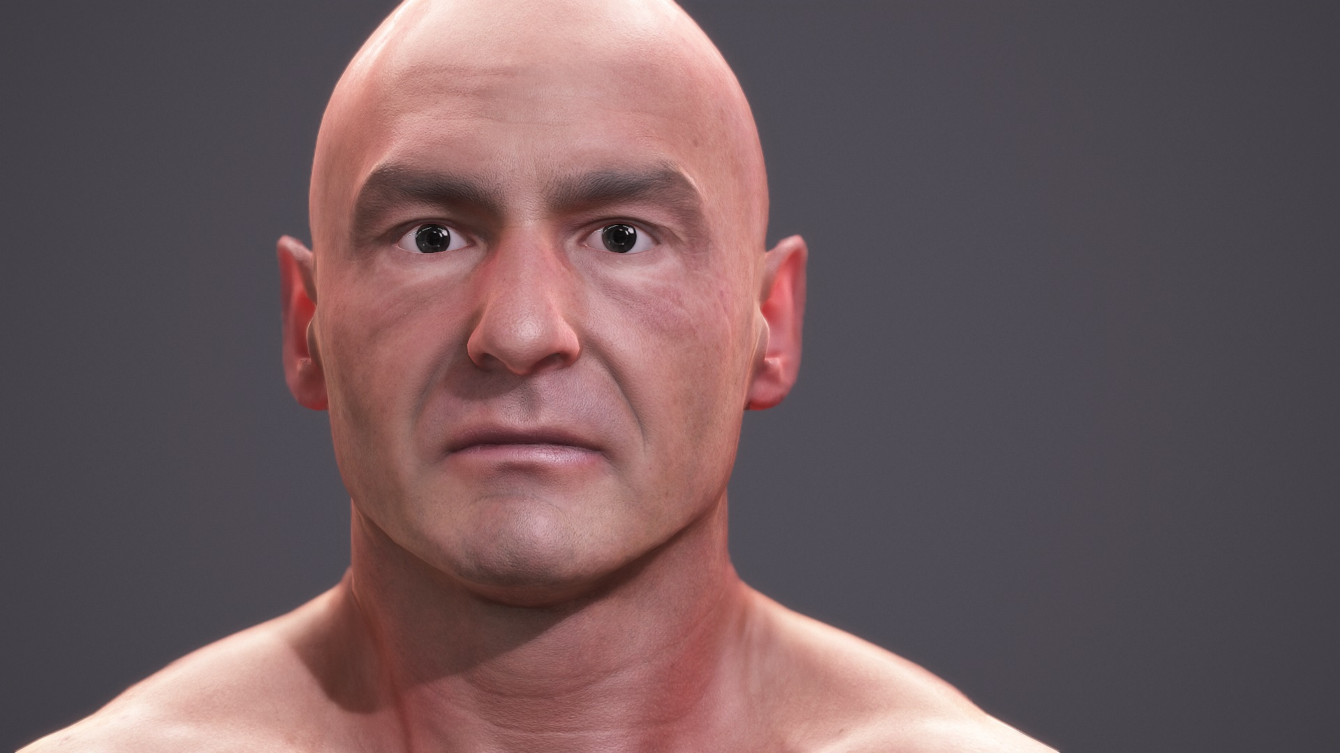 3d character humans - scans model