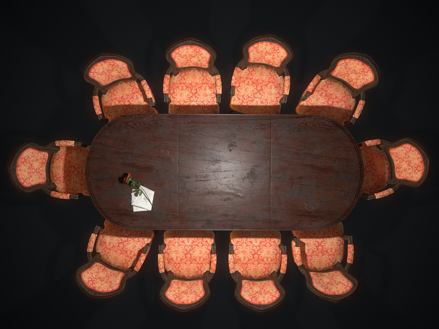 Table Wedding 3D Model - TurboSquid 1712288