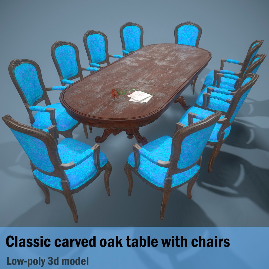 Table Wedding 3D Model - TurboSquid 1712288