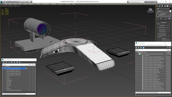 Video Conferencing System Set 3D model - TurboSquid 1767360