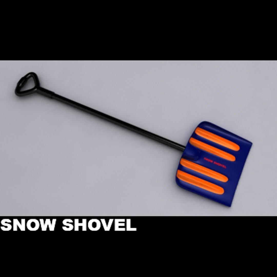 Snow Shovel 3d Model