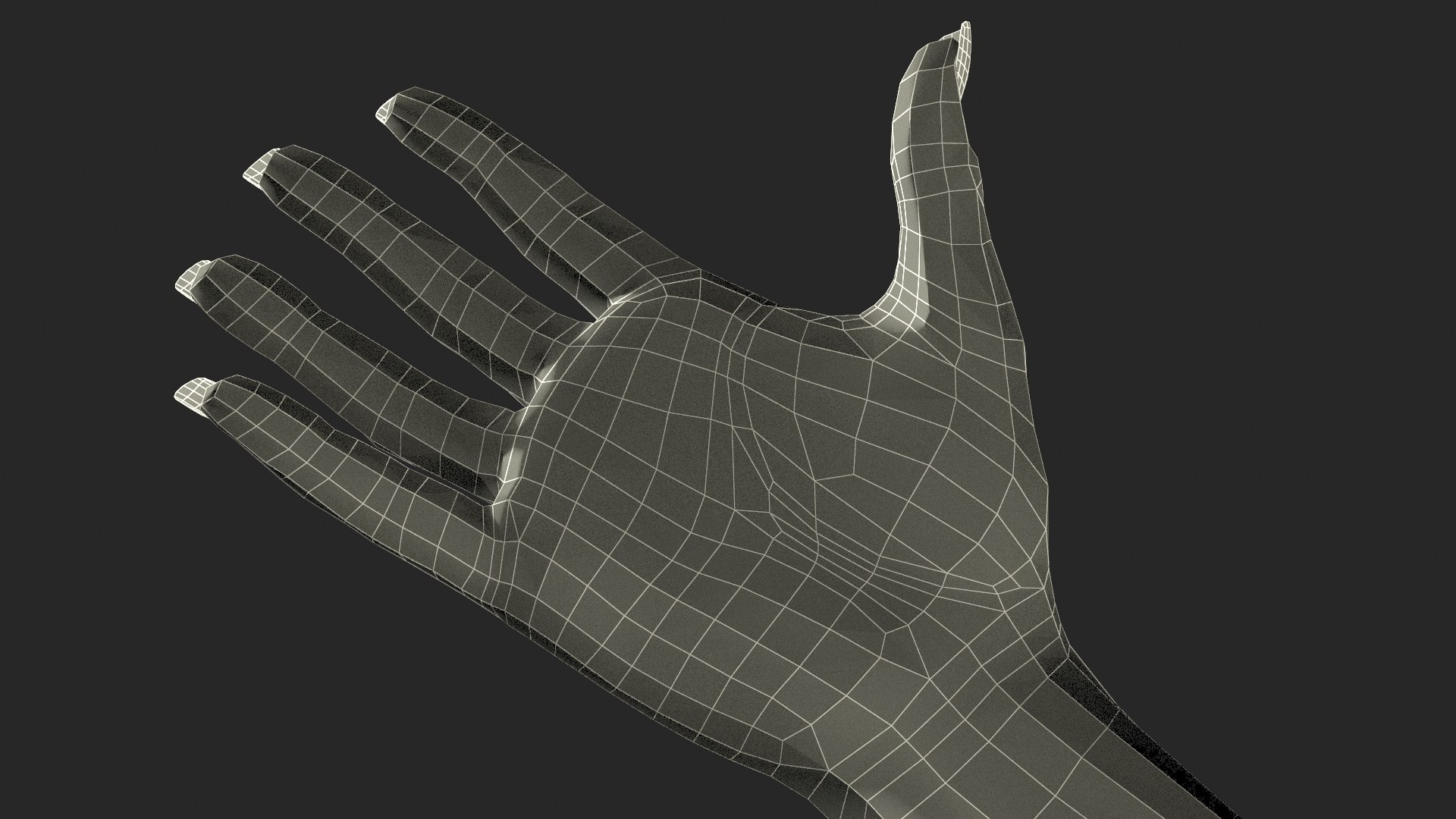3D Brown Skinned Female Hand Base Pose - TurboSquid 2169085
