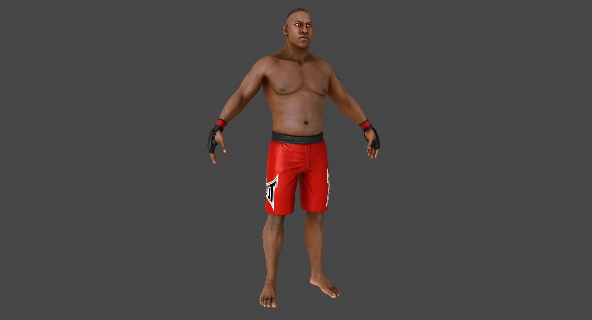 Real-time Ufc Boxer 3d Model