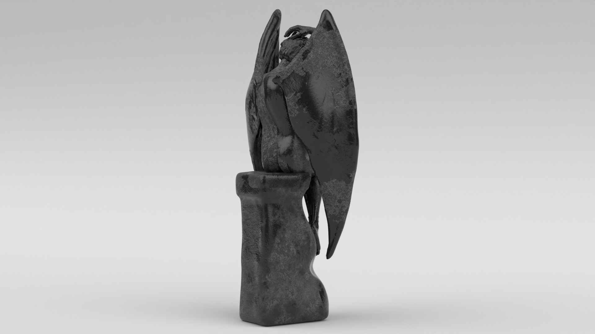 3D Model Lucifer Statue - TurboSquid 1929548