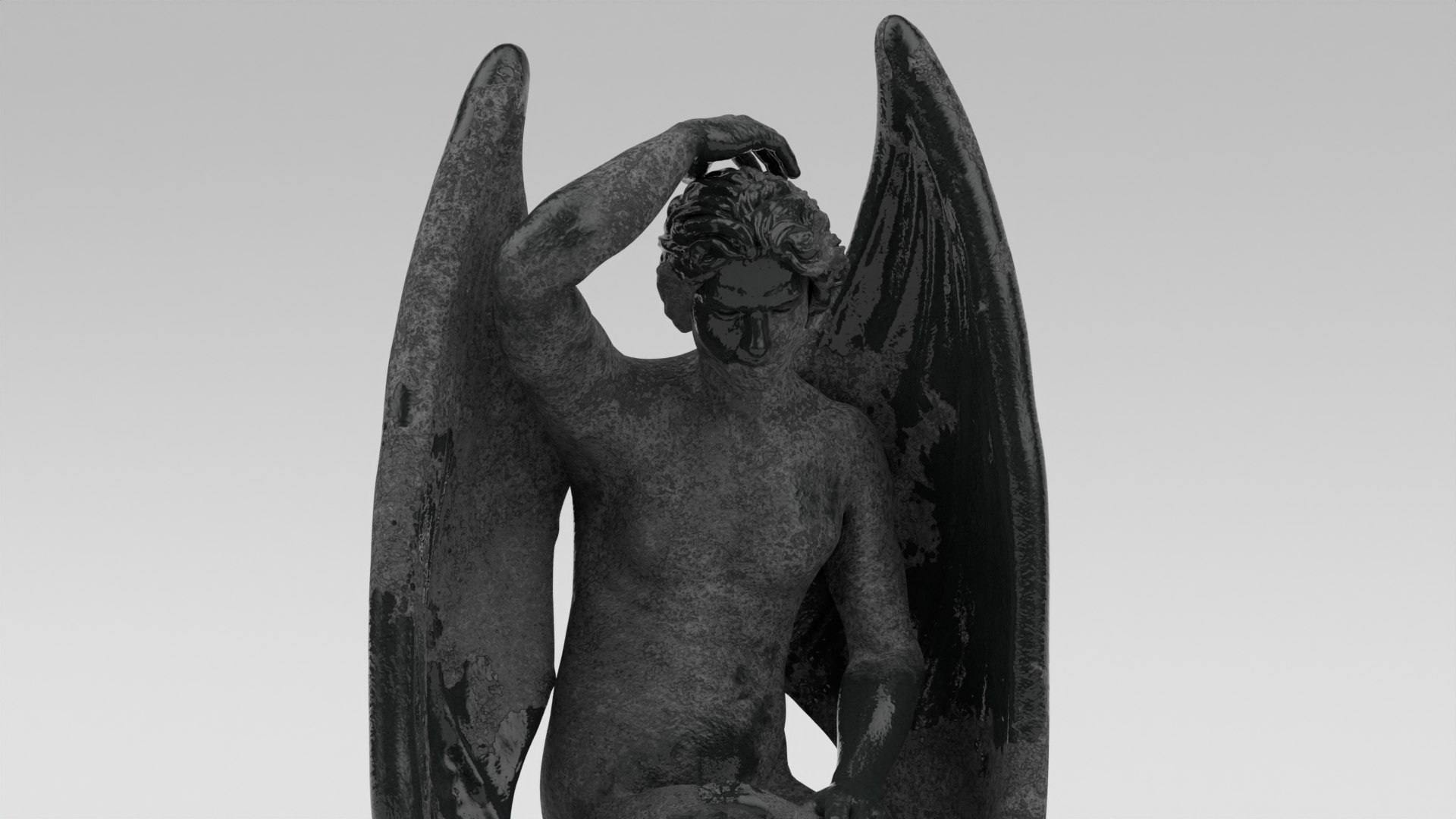 3D Model Lucifer Statue - TurboSquid 1929548