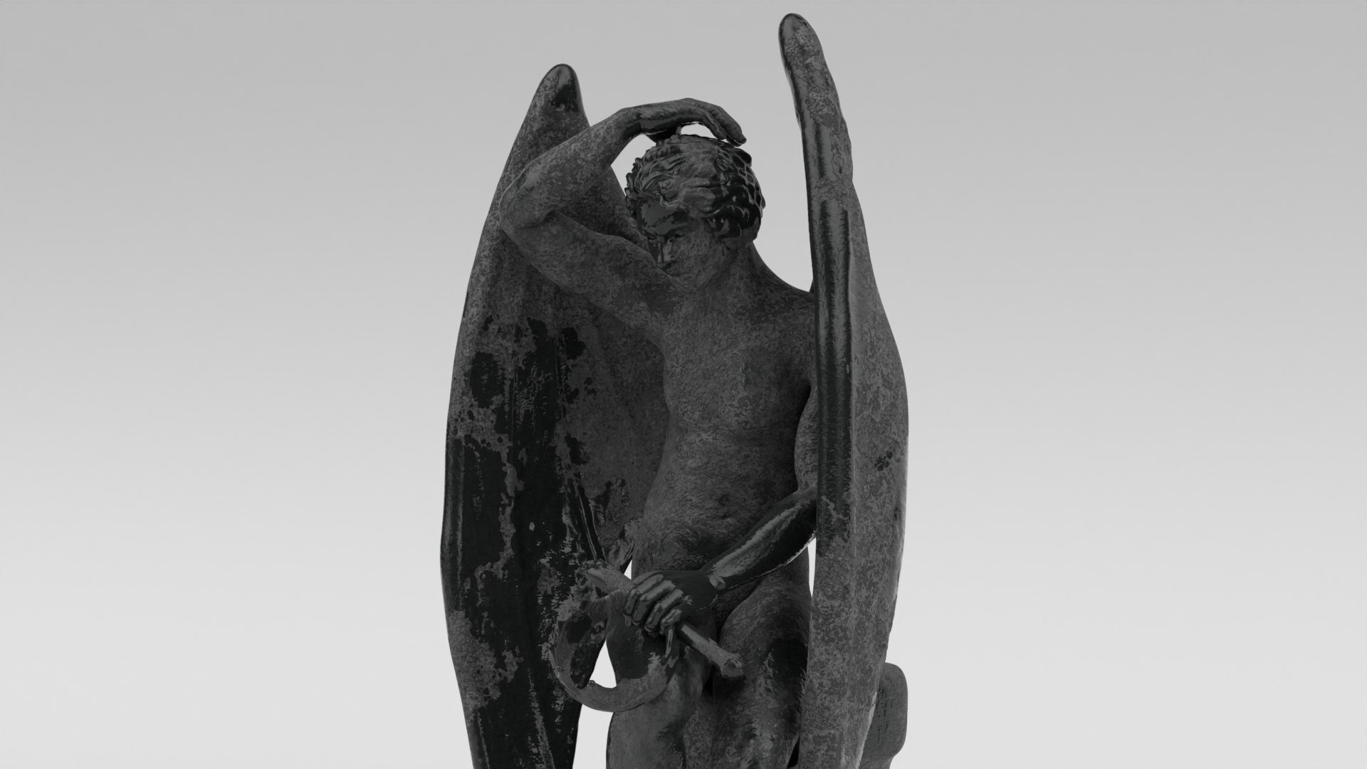 3D Model Lucifer Statue - TurboSquid 1929548