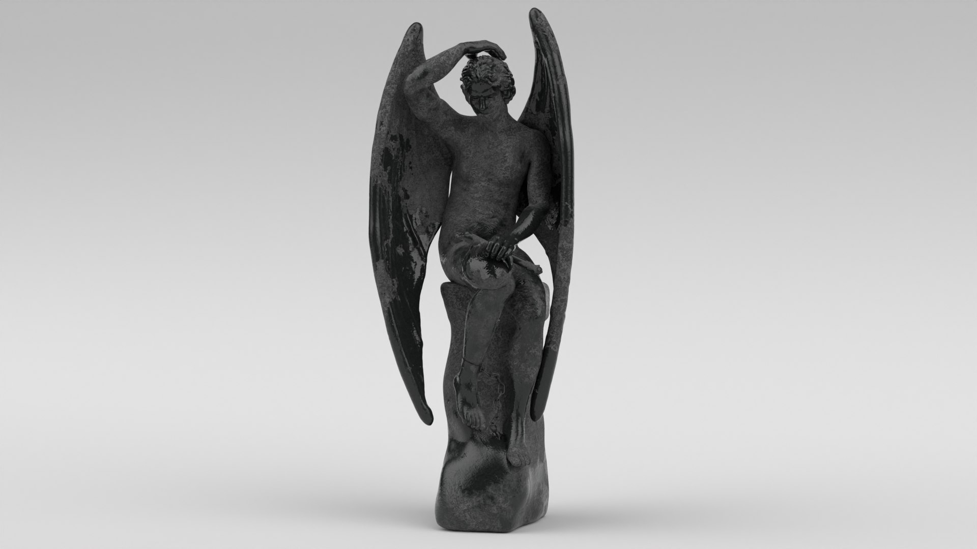 3D Model Lucifer Statue - TurboSquid 1929548