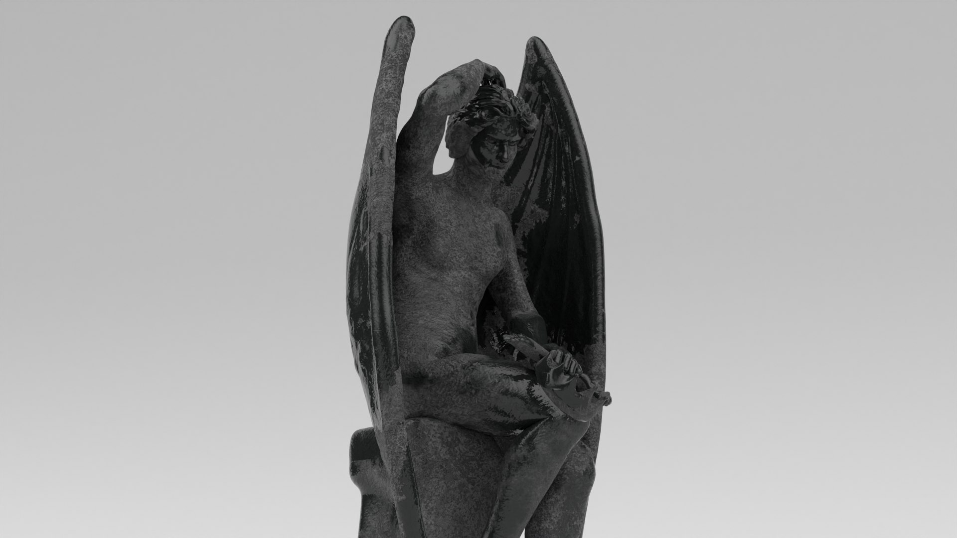 3D Model Lucifer Statue - TurboSquid 1929548