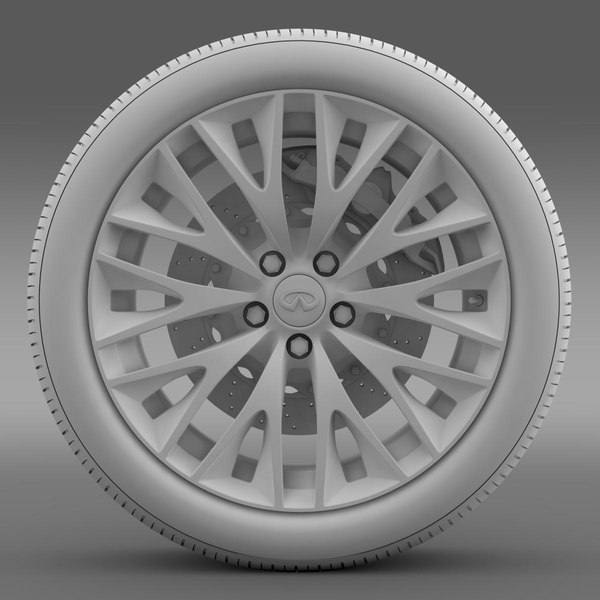 infinity ml wheel 3d model
