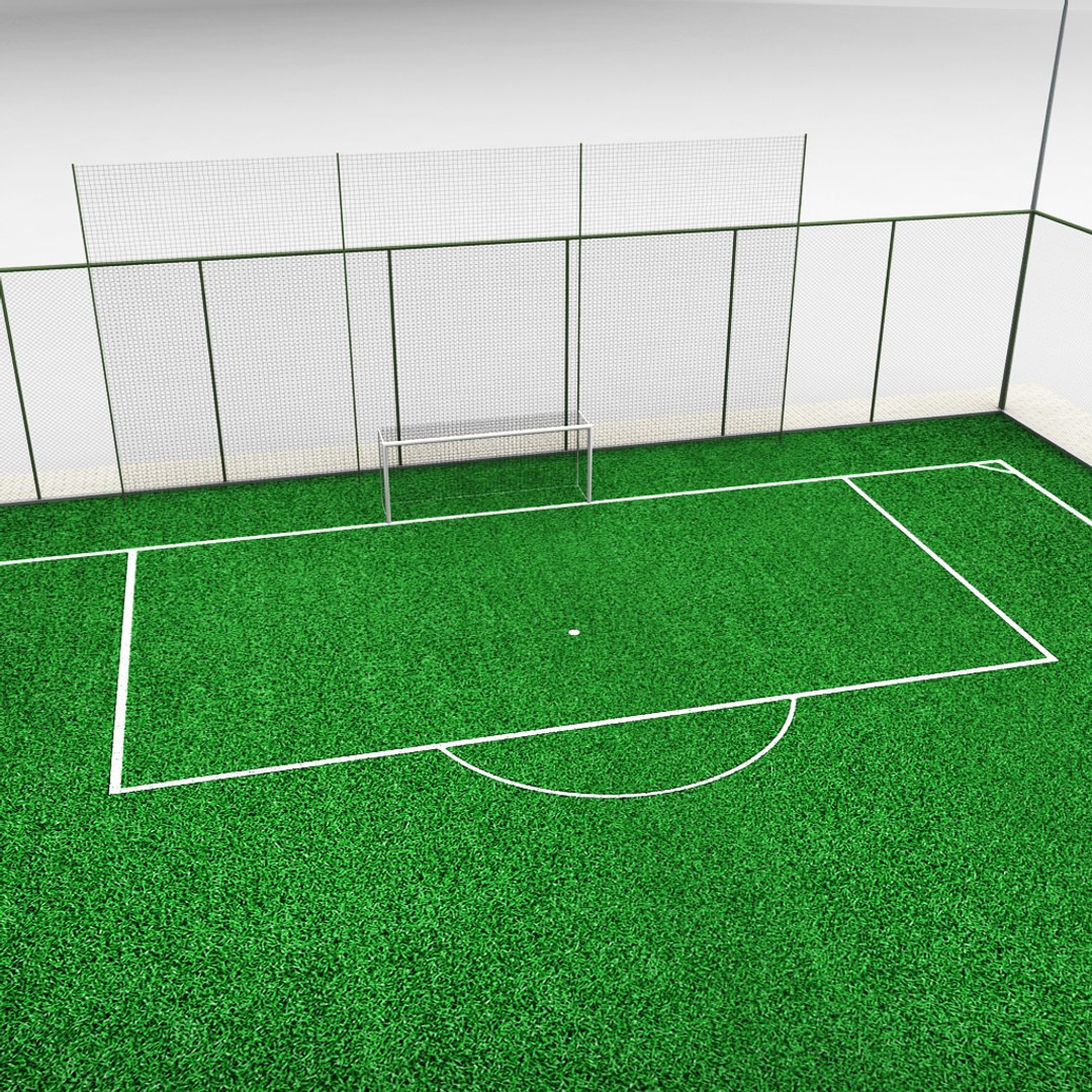 Football Soccer Stadium Field 3d 3ds