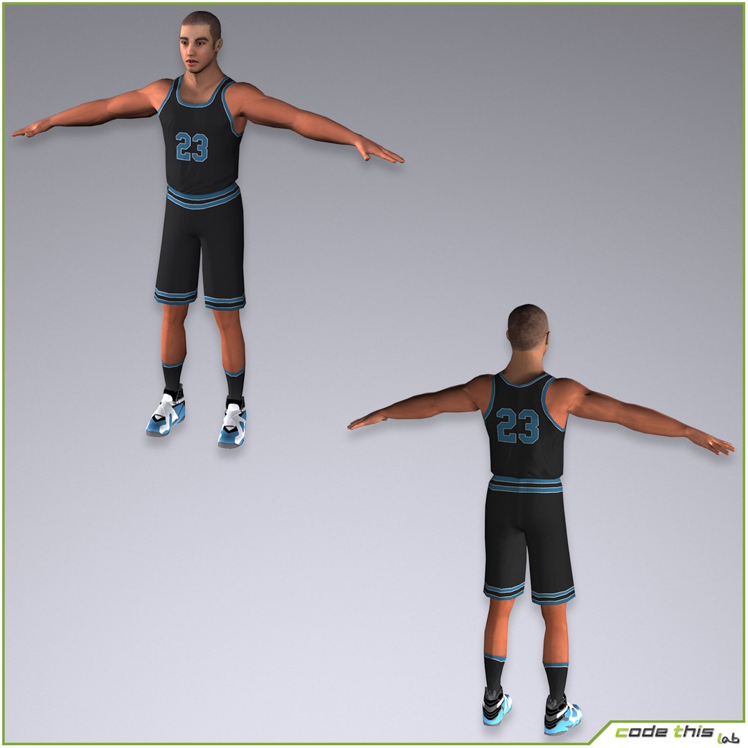 3d model basketball throw ball