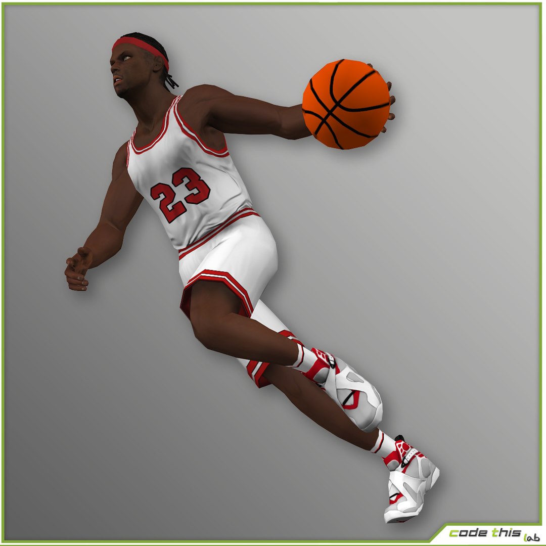 3d model basketball throw ball