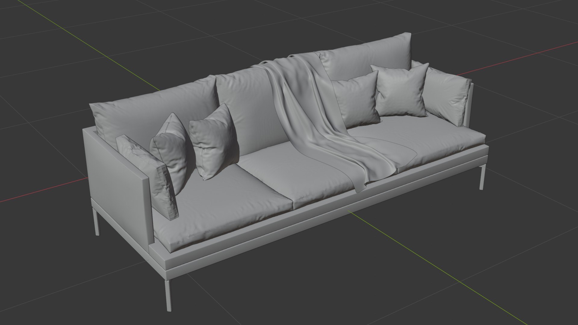 Couch 3D Model - TurboSquid 2231911