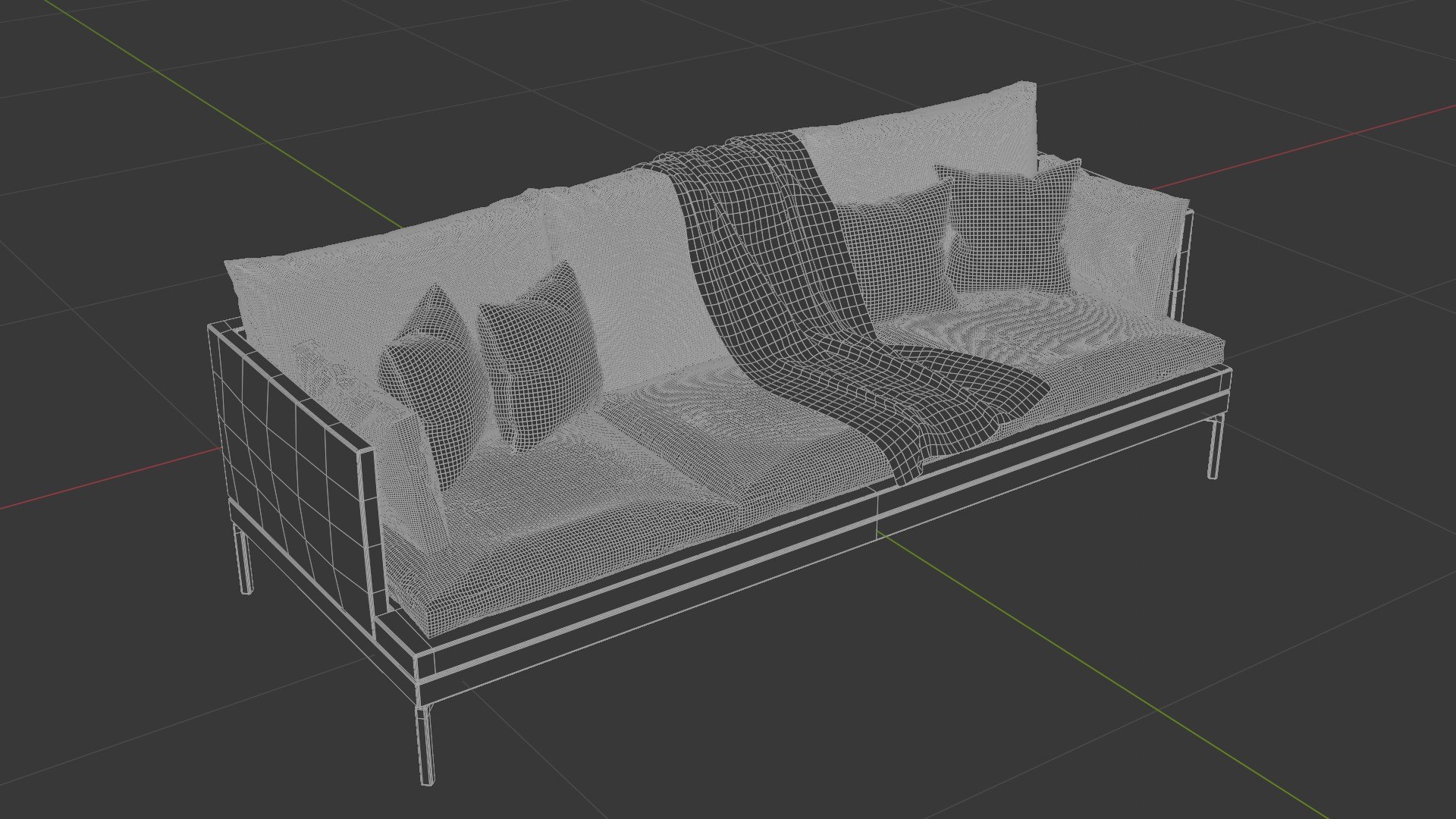 Couch 3D Model - TurboSquid 2231911