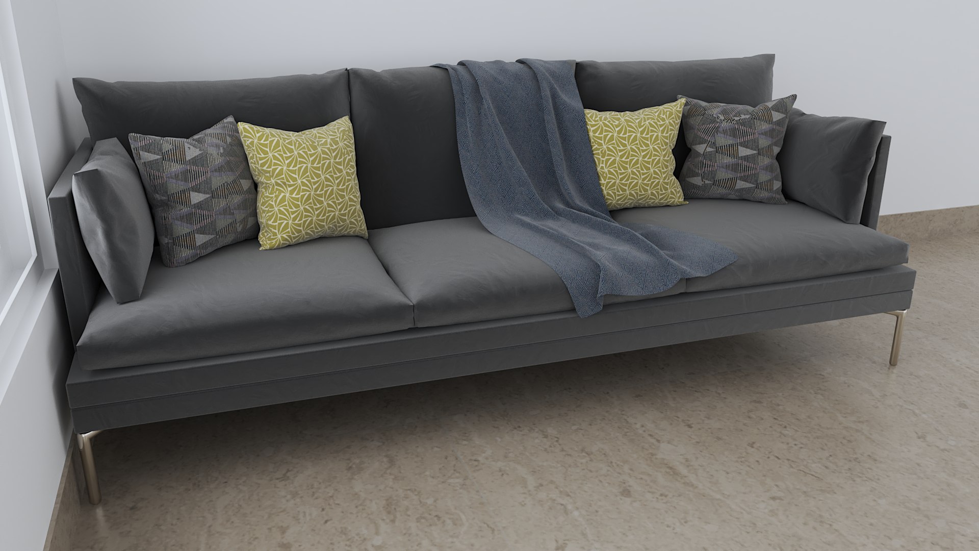 Couch 01 3D Model - TurboSquid 2231911