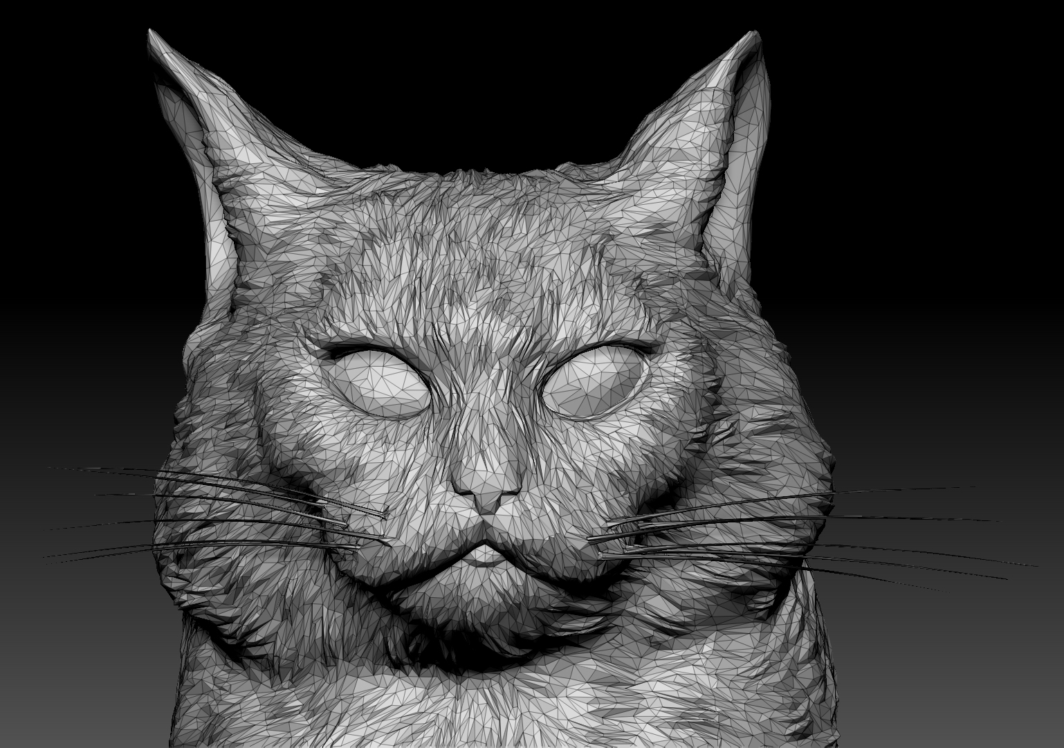 Fluffy cat 15 3D model - TurboSquid 1750993