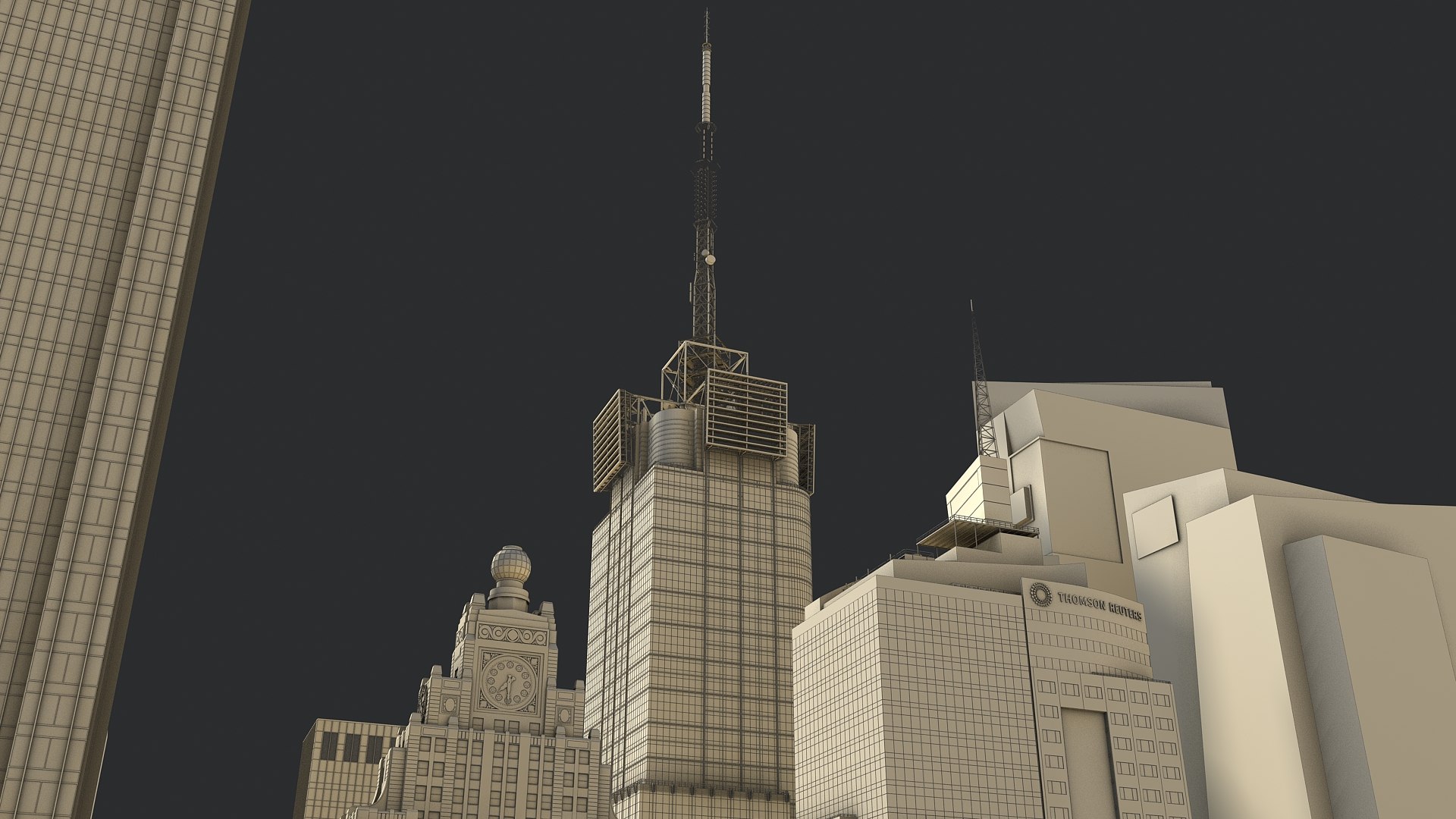 3D square buildings morgan - TurboSquid 1535415