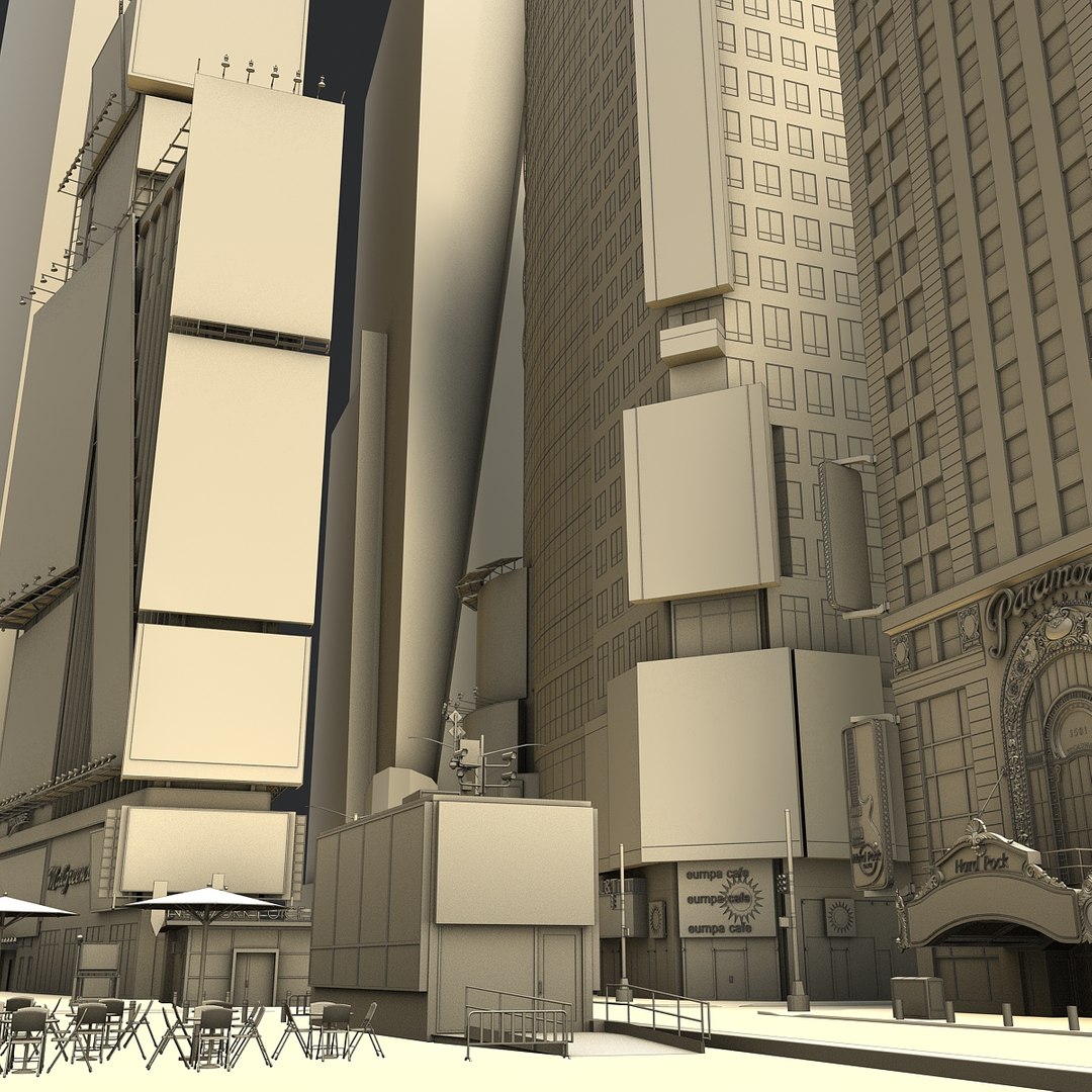 3D square buildings morgan - TurboSquid 1535415