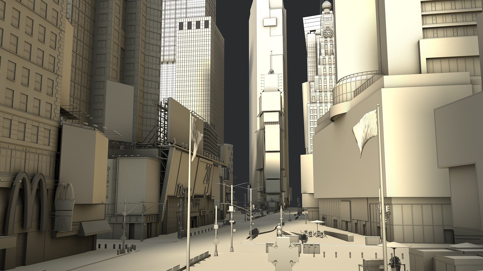 3D square buildings morgan - TurboSquid 1535415