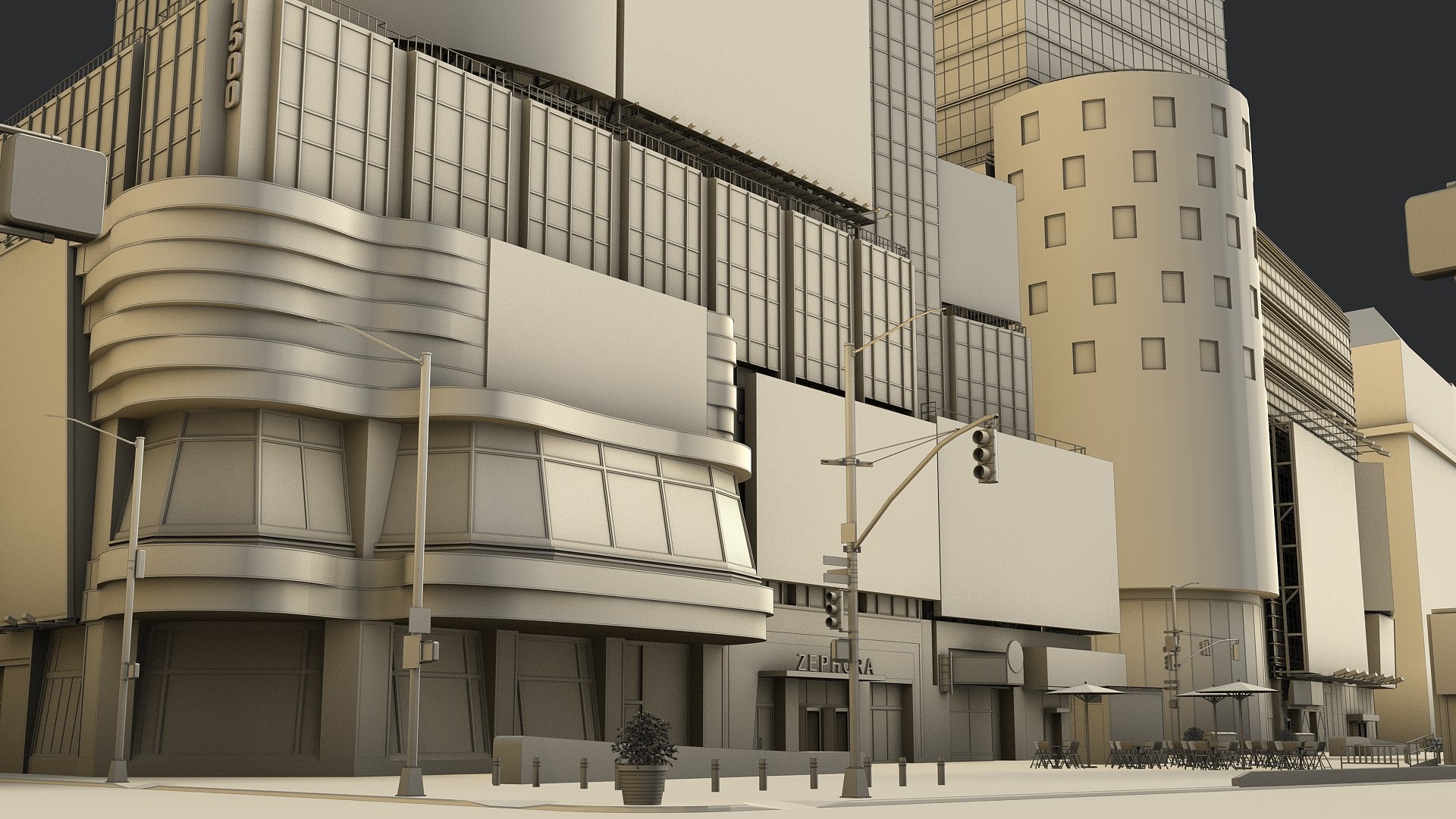 3D square buildings morgan - TurboSquid 1535415