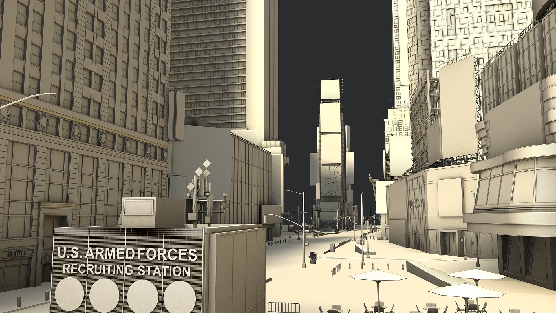 3D square buildings morgan - TurboSquid 1535415