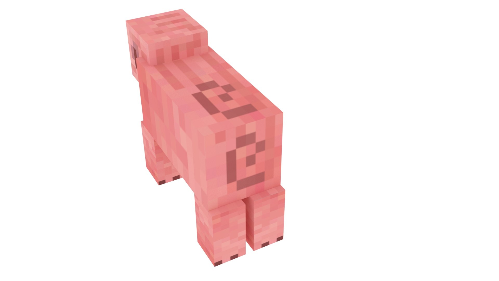 Minecraft Pig Model - TurboSquid 2374402