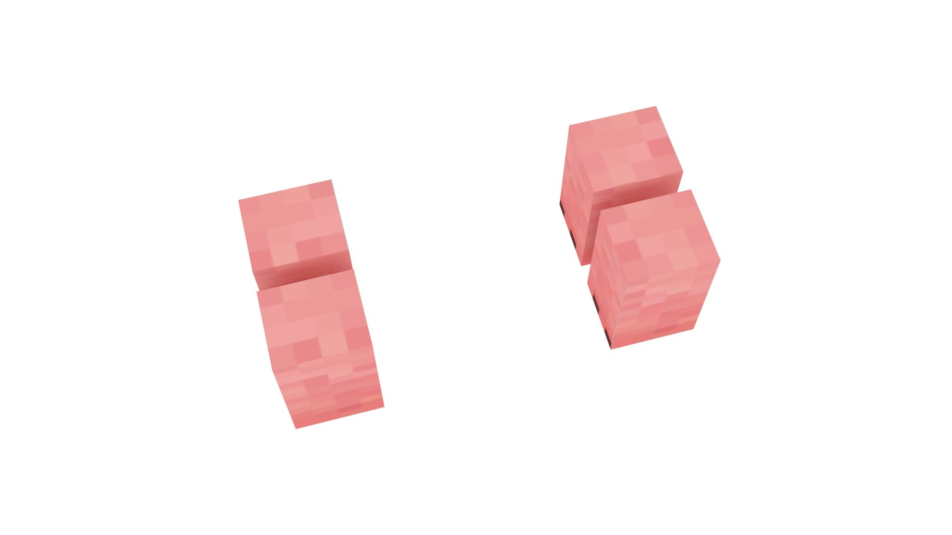 Minecraft Pig Model - TurboSquid 2374402