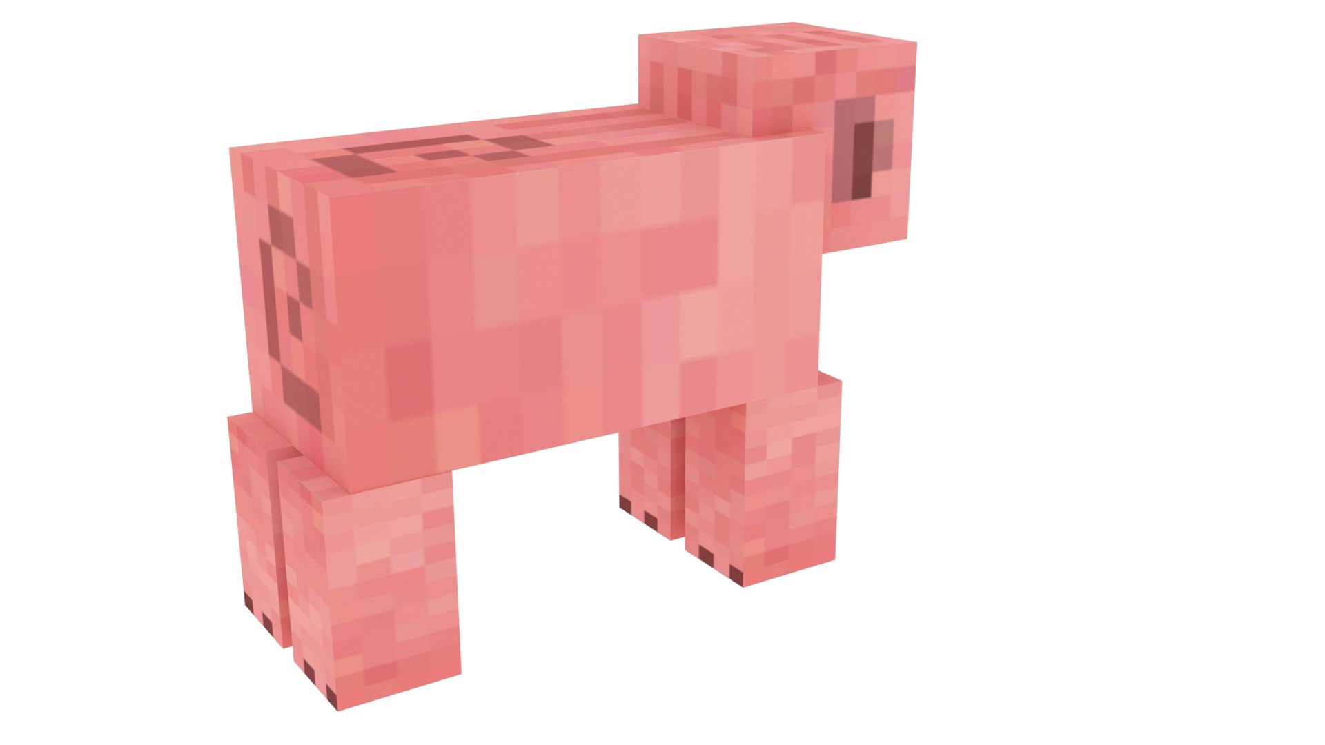 Minecraft Pig Model - TurboSquid 2374402