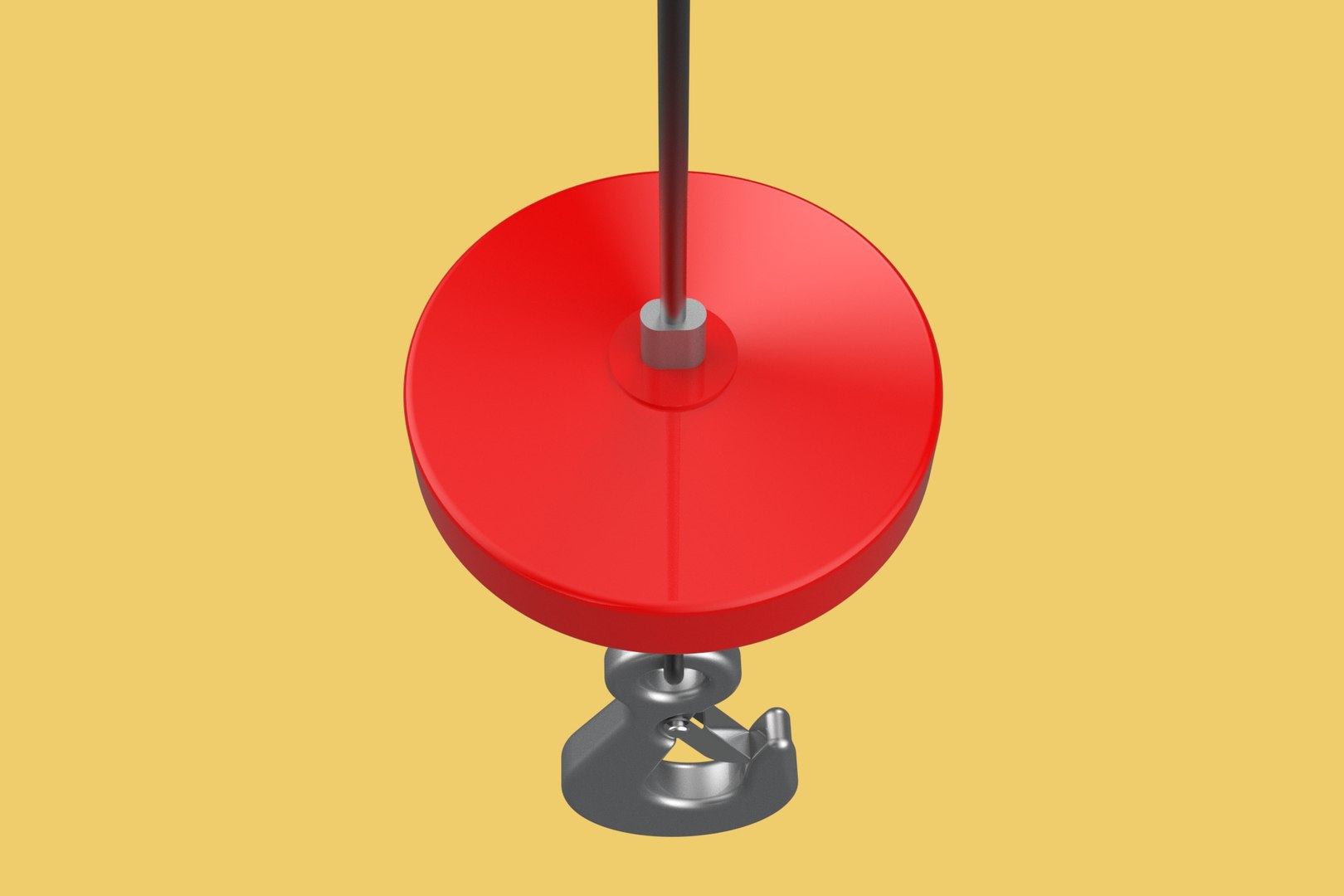 3D Model BUFFER SPRING LIFTING CRANE EYE HOOK ELECTRIC HOIST WIRE ROPE ...