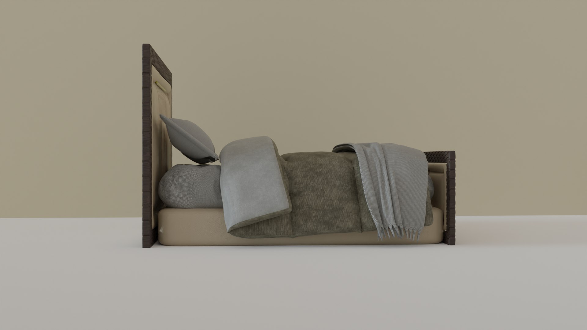 3D Master bed - TurboSquid 2052958