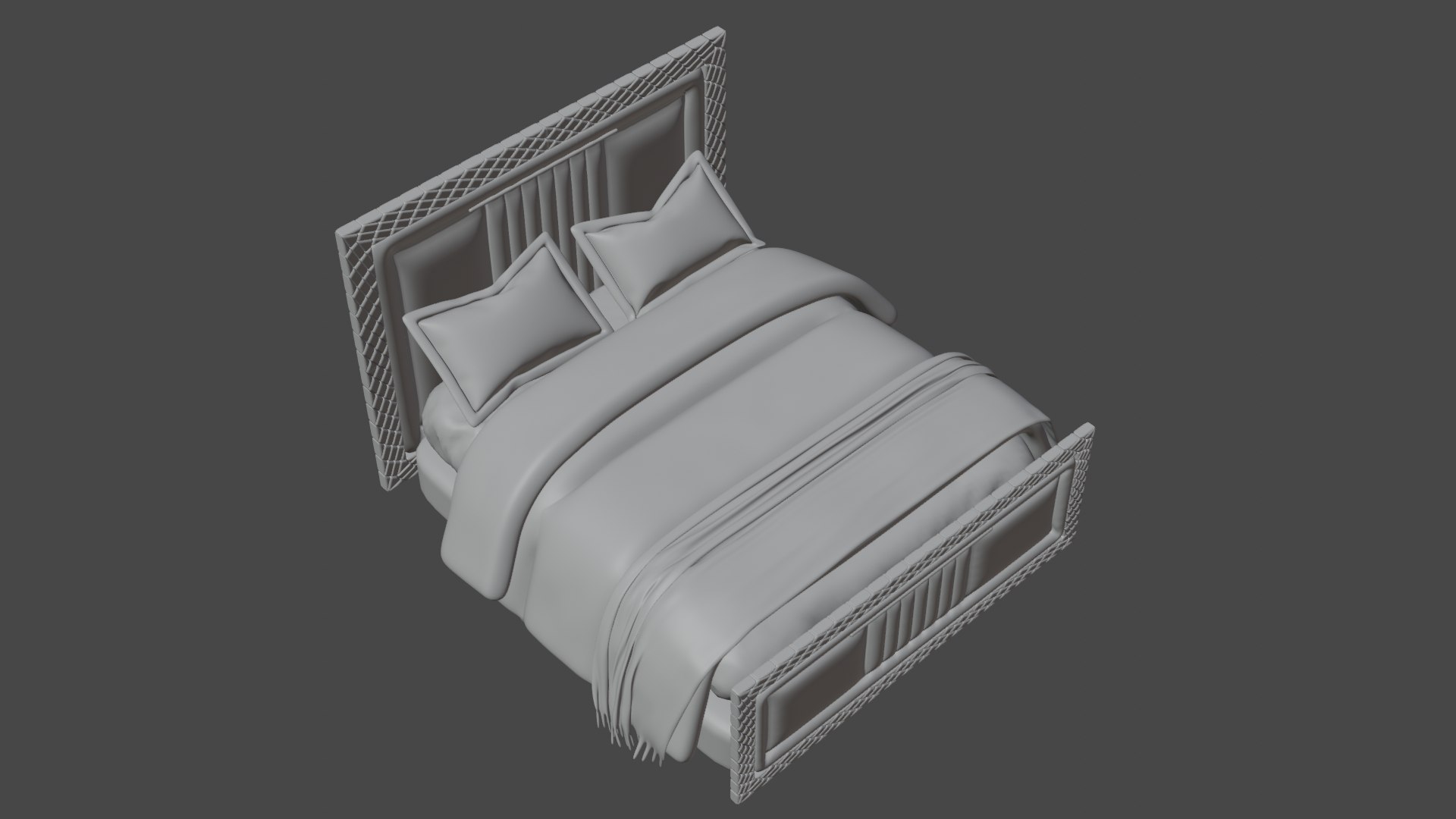 3D Master bed - TurboSquid 2052958