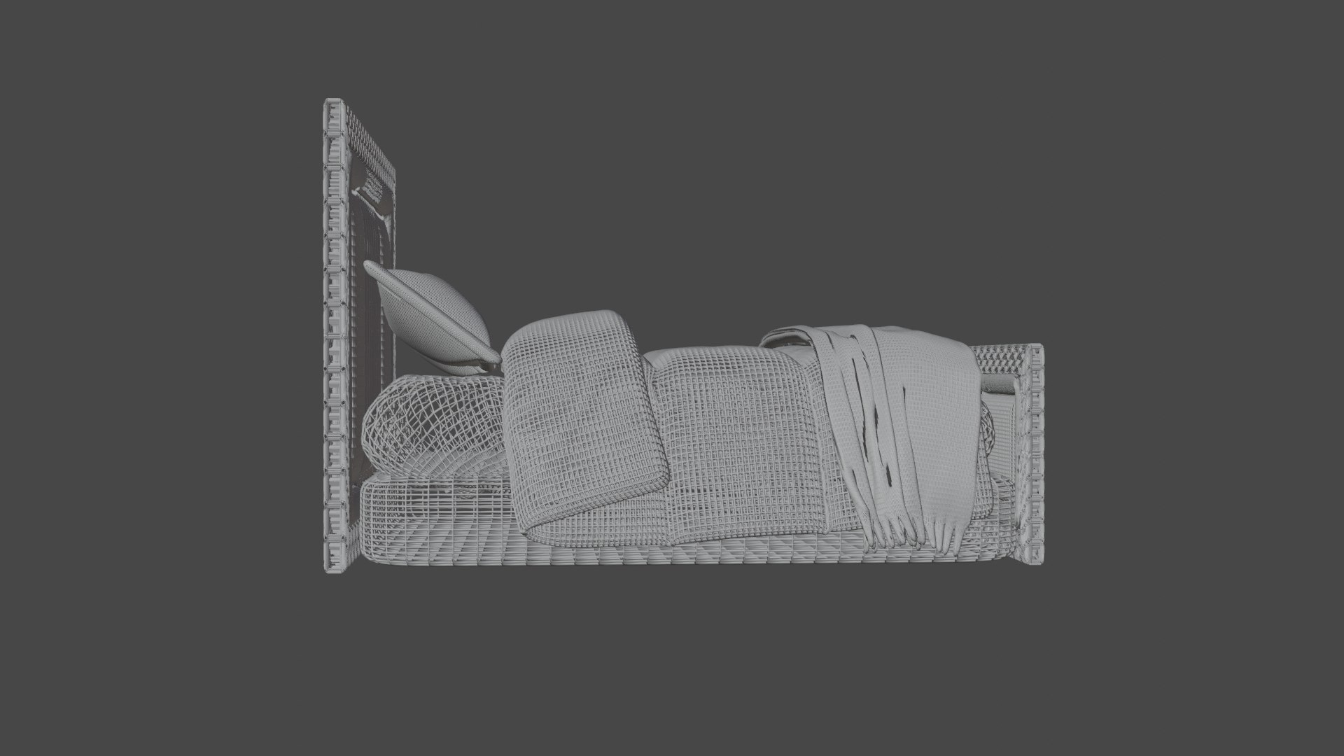 3D Master bed - TurboSquid 2052958