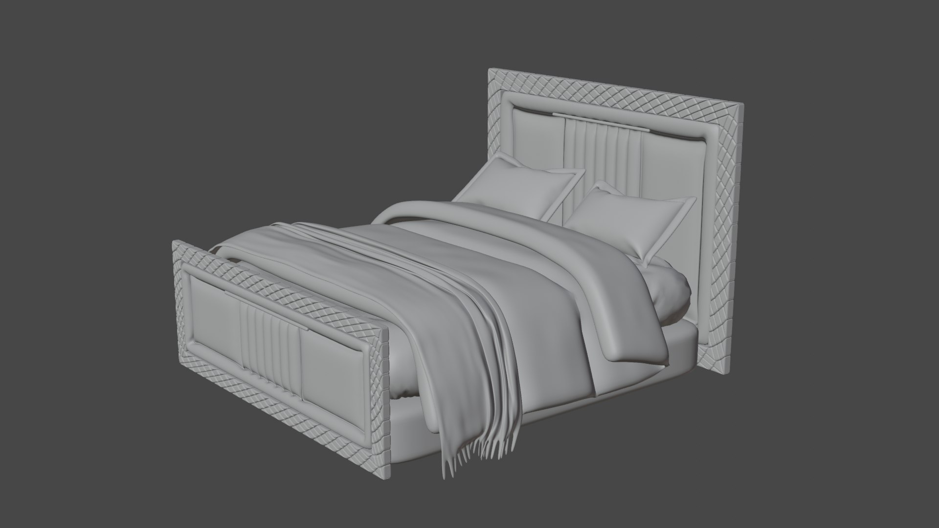 3D Master bed - TurboSquid 2052958