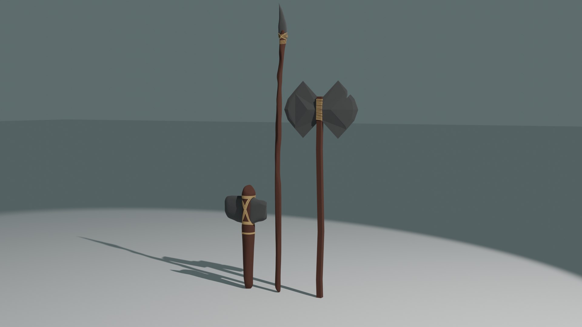 LowPoly Medieval Weapons 3D - TurboSquid 1962349