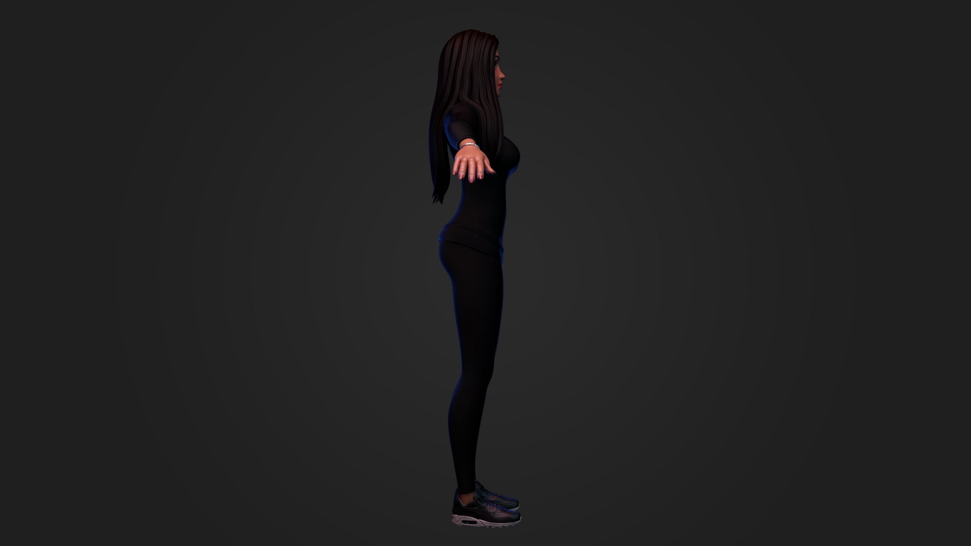 3D Model Modern Female Character - Stylized 3D Model - TurboSquid 2343477