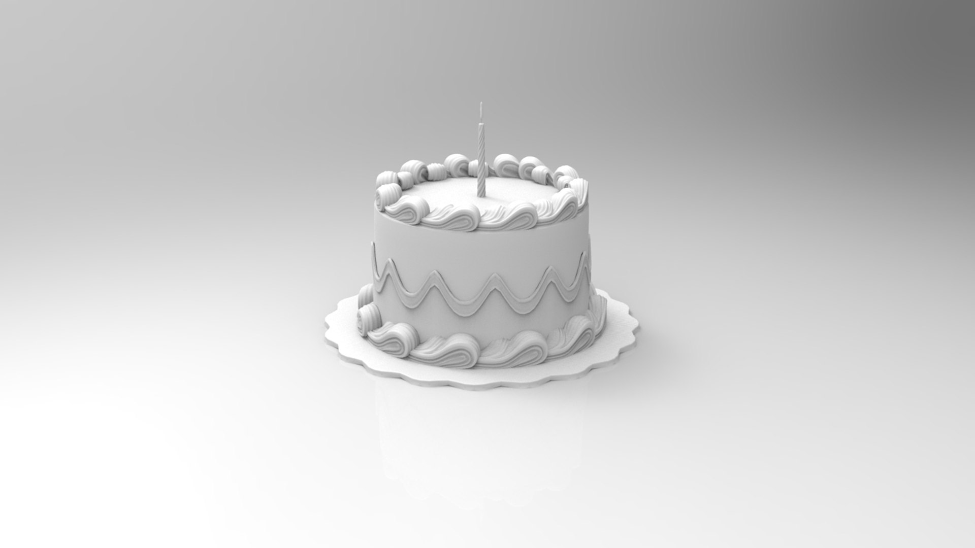 Cake 3D Model - TurboSquid 1738921