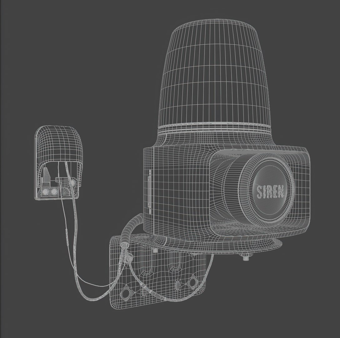 Siren 3D Model - TurboSquid 2125698