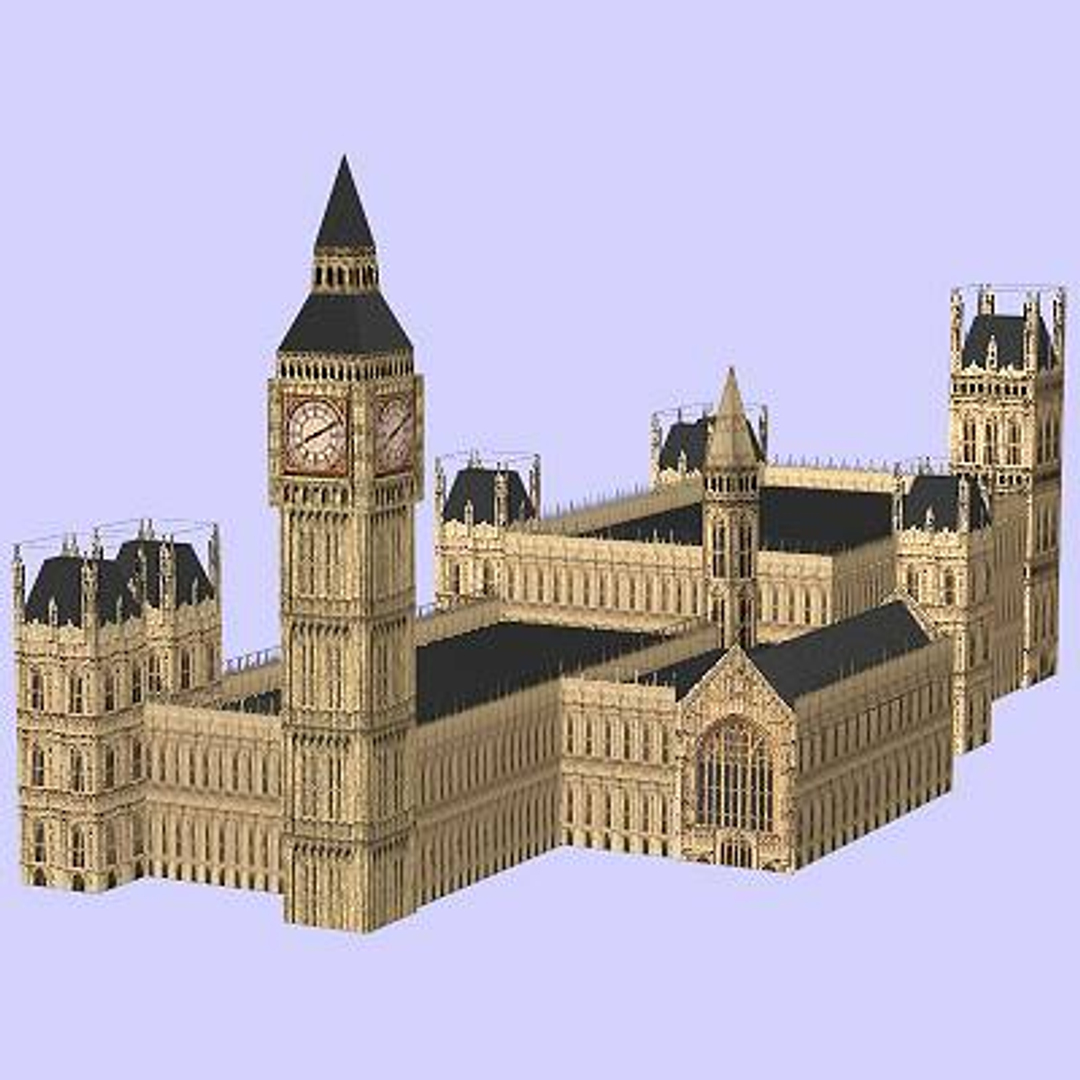 3d house parliament big