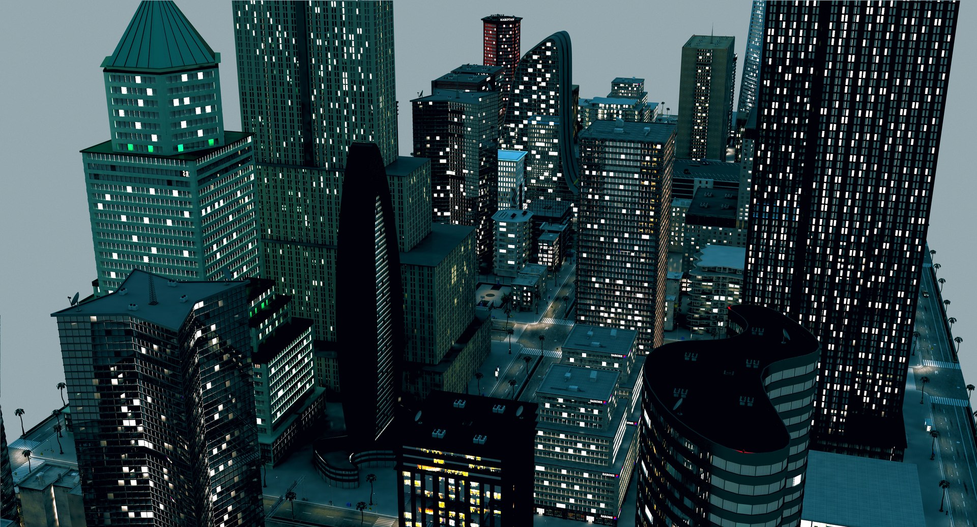 3D City A4 - TurboSquid 1411296