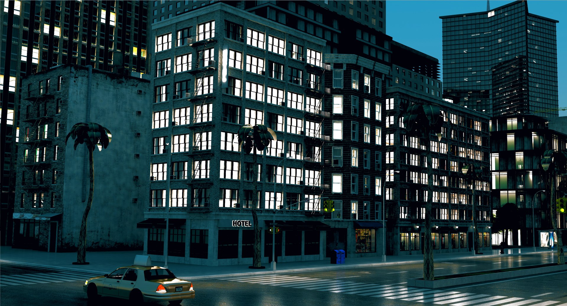 3D City A4 - TurboSquid 1411296
